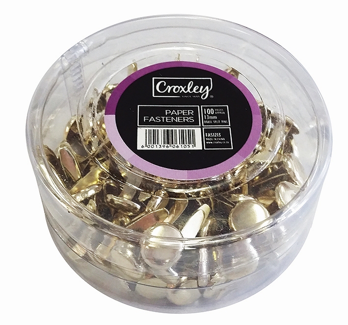 CROXLEY 31mm Paper Fasteners Pack of 100's | Croxley SA