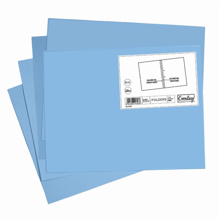 CROXLEY A4 PVC file Assorted Pack of 12 | Croxley SA