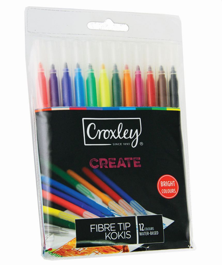CROXLEY CREATE 8mm Wax Crayons Box of 24 Assorted Colours | Croxley SA