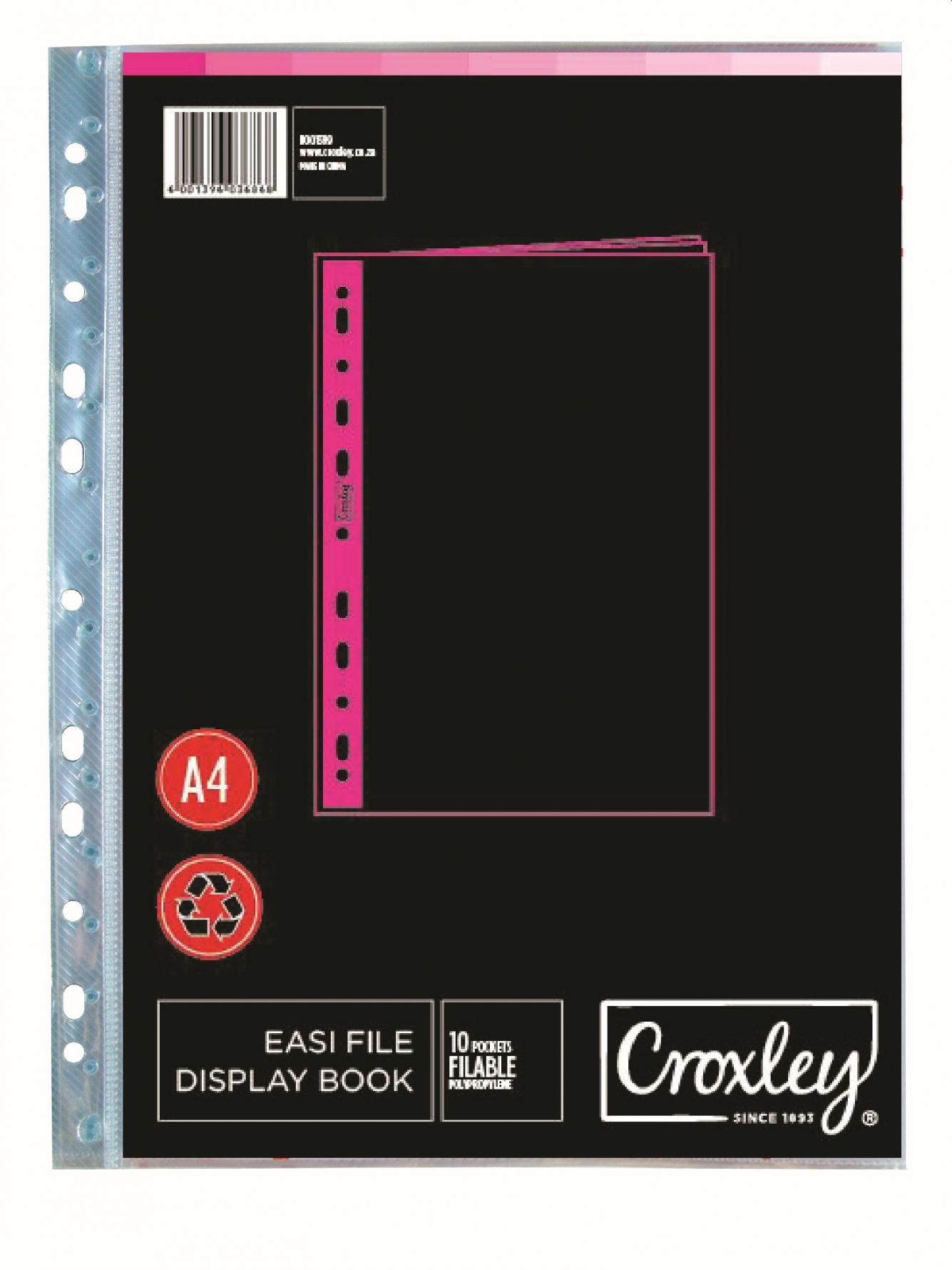 CROXLEY Easi File - A4 - 10 Filing Pocket Book | Croxley SA