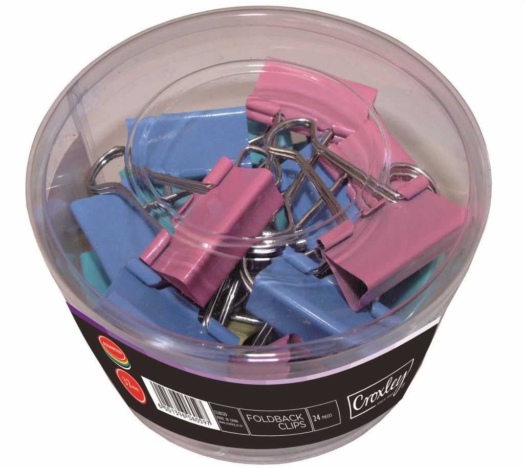 CROXLEY 33mm PVC Assorted Paper Clips 100's | Croxley SA