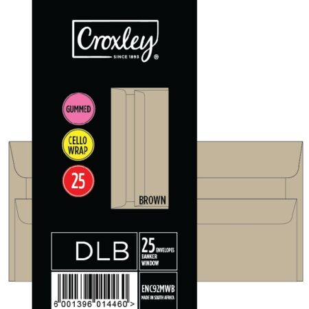 CROXLEY JD92SEBC DLB (Banker) White Seal Easi Envelopes - Ce | Croxley SA