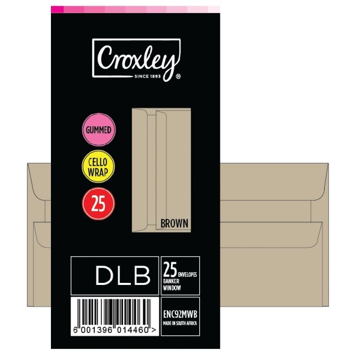 CROXLEY JD95KM C5 Brown Gummed Envelopes - Unbanded | Croxley SA