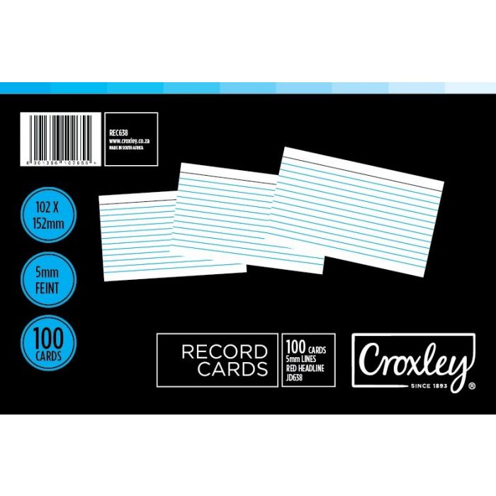 CROXLEY JD76 A4 Ruled Paper Feint & Margin Fly 1/2 Ream | Croxley SA