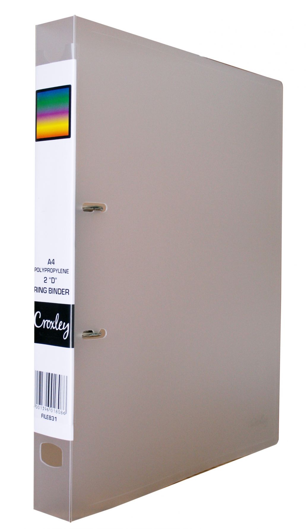 CROXLEY 2D Polypropylene Ring Binder Clear | Croxley SA