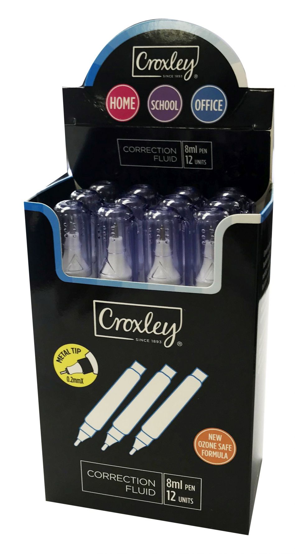 CROXLEY Correction Pen Metal/Tip 8ml | Croxley SA