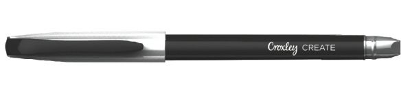 CROXLEY CREATE Oil Gel Pen 0.7mm Black | Croxley SA