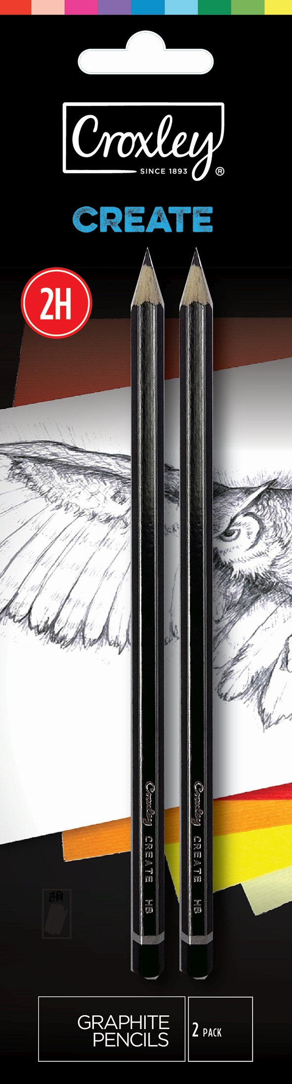 CROXLEY CREATE Glitter Gel Pens Wallet of 6 Assorted Colours | Croxley SA