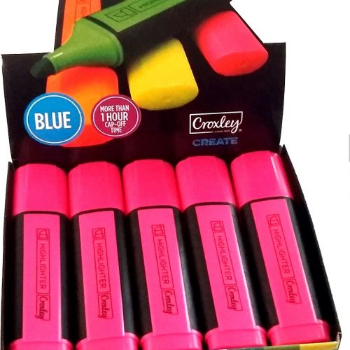 CROXLEY CREATE Assorted Highlighters 4 Carded | Croxley SA