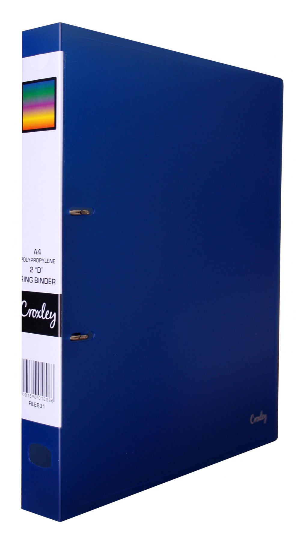 CROXLEY 2D Polypropylene Ring Binder Blue | Croxley SA