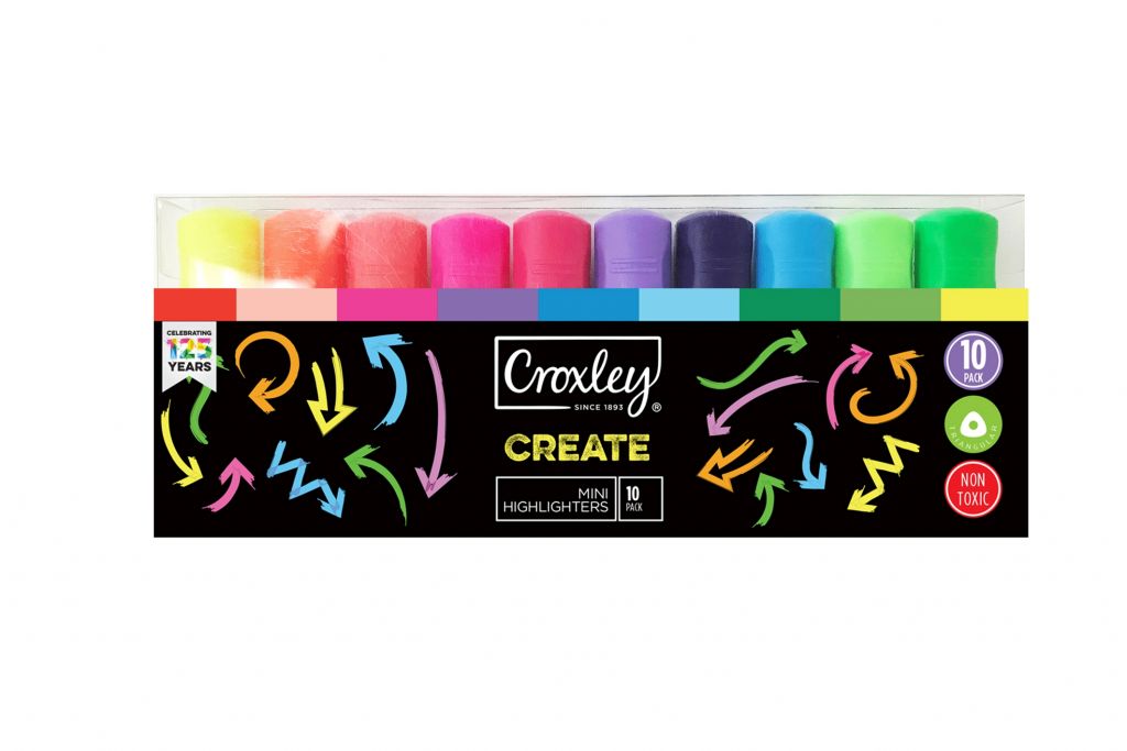 CROXLEY CREATE Mini Highlighters Box 10 | Croxley SA