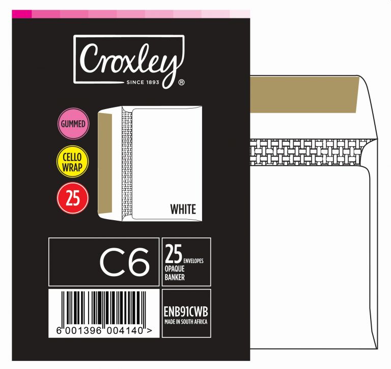 CROXLEY JD92SEBC DLB (Banker) White Seal Easi Envelopes - Ce | Croxley SA