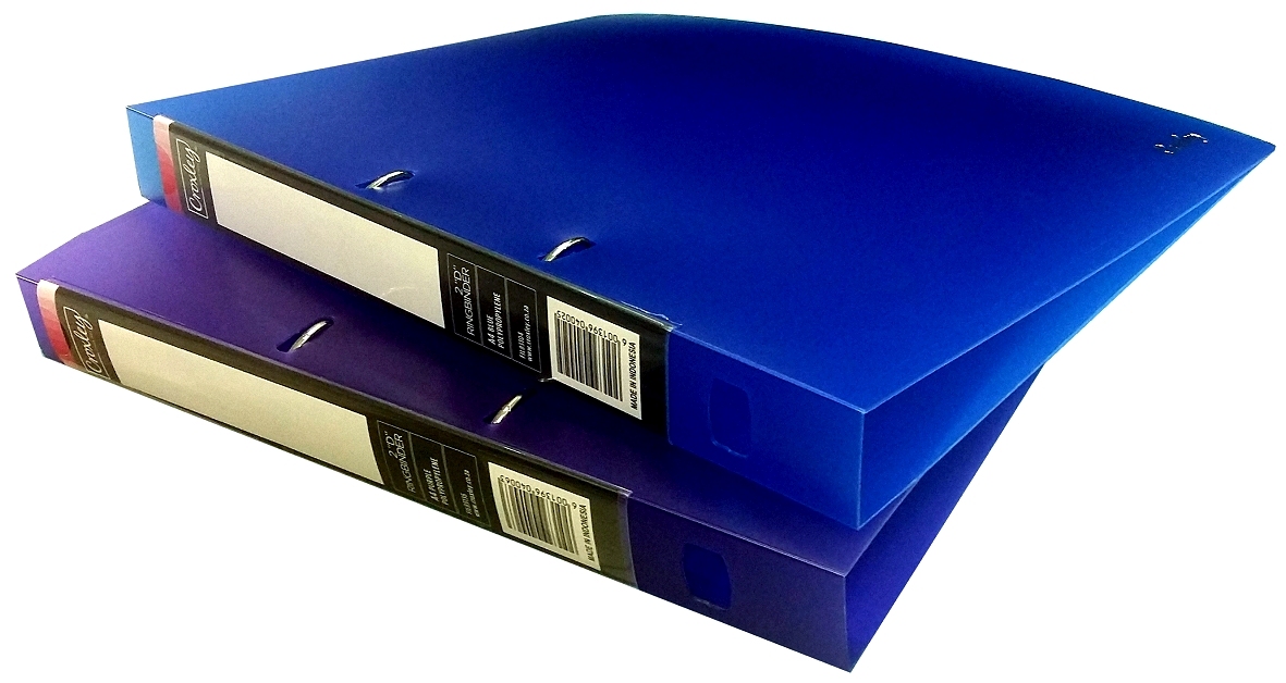 CROXLEY 2D Polypropylene Ring Binder Assorted Colours Pack o | Croxley SA