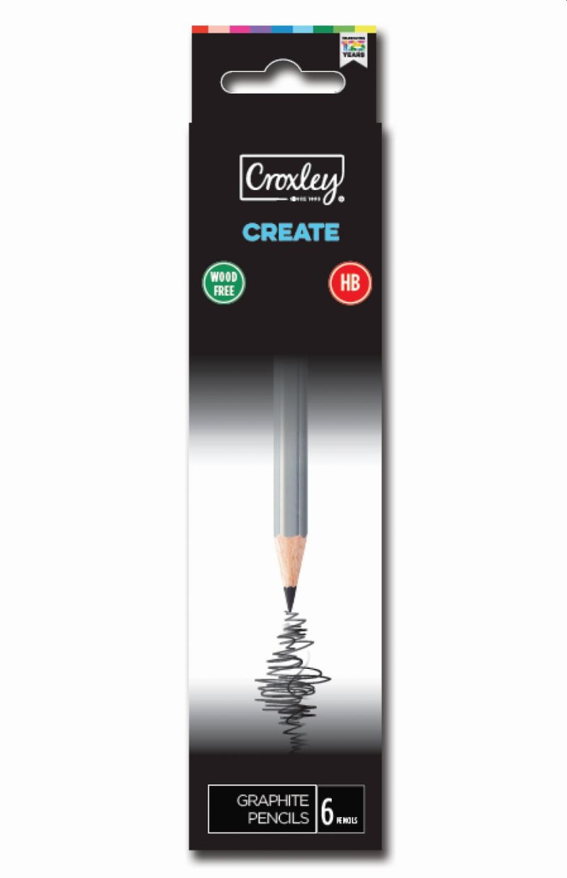 CROXLEY CREATE Wood Free Pencils - HB | Croxley SA