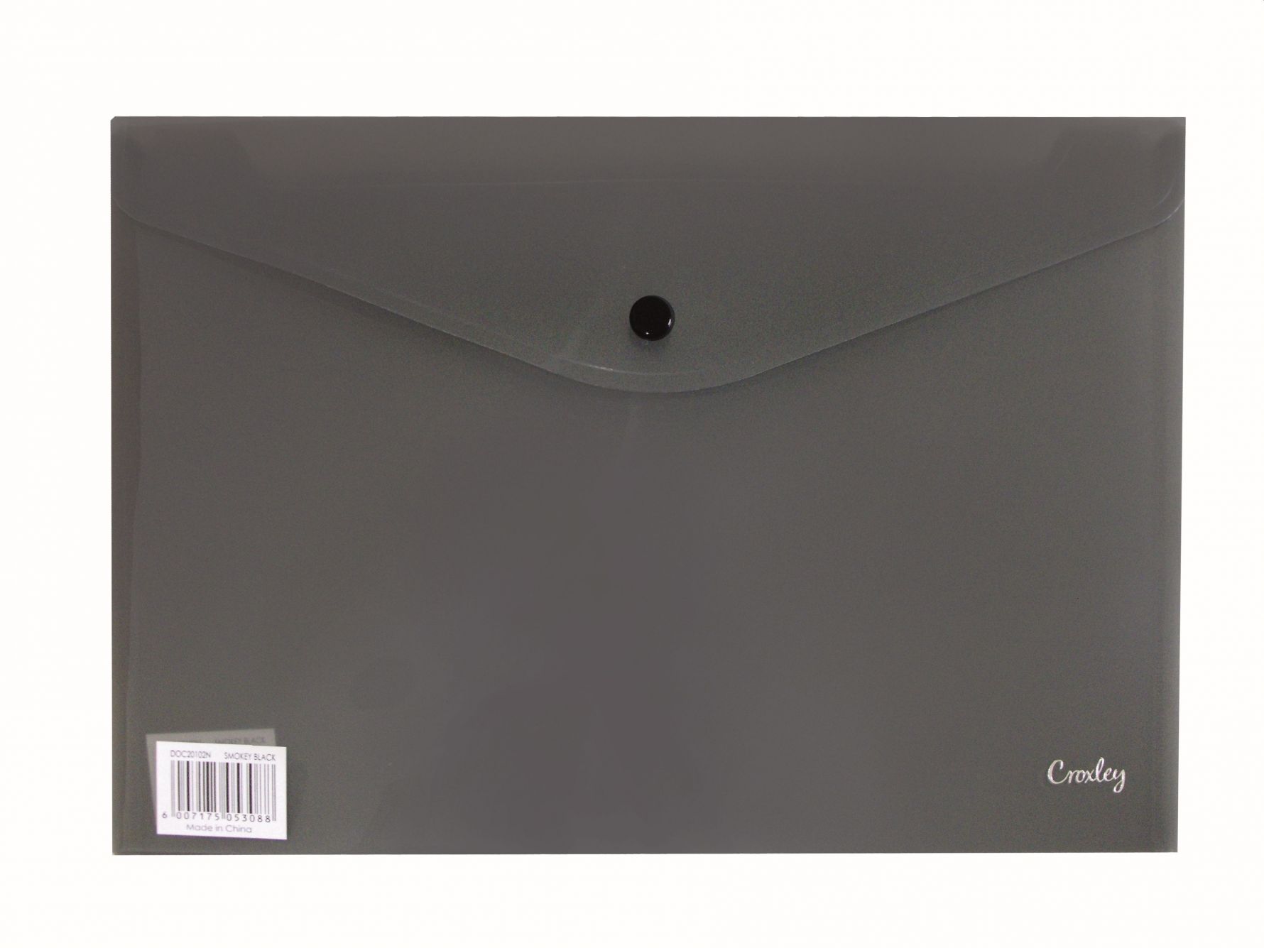 CROXLEY Envelope with Button - A4 (Black) | Croxley SA