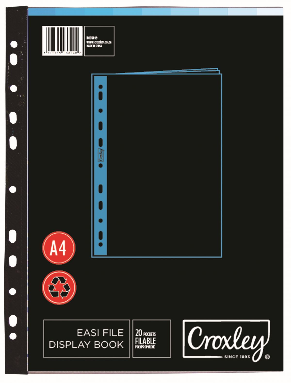 CROXLEY Easi File - A4 - 20 Filing Pocket Book | Croxley SA