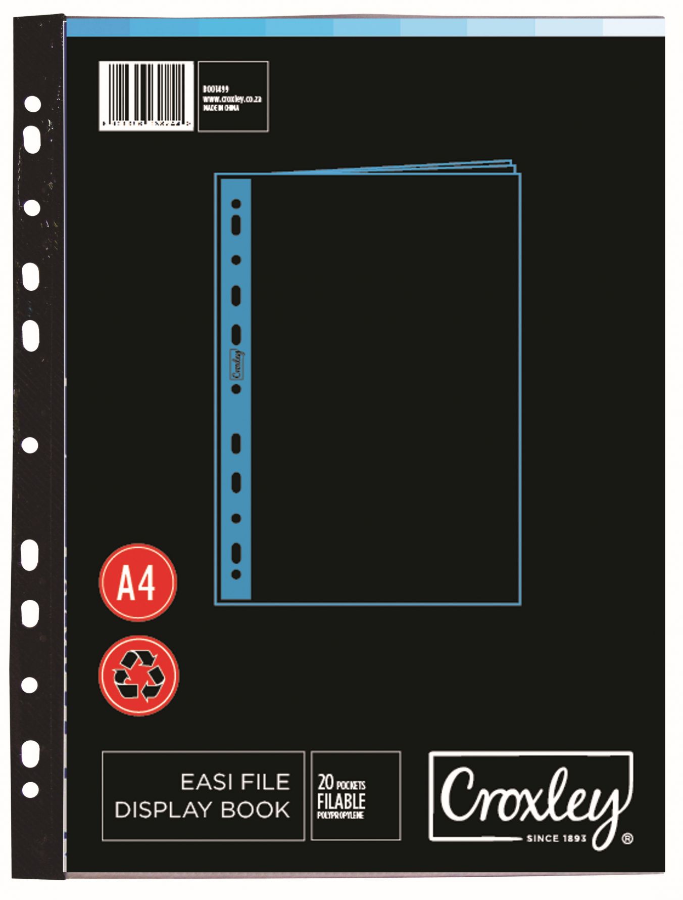 CROXLEY Easi File - A4 - 20 Filing Pocket Book | Croxley SA