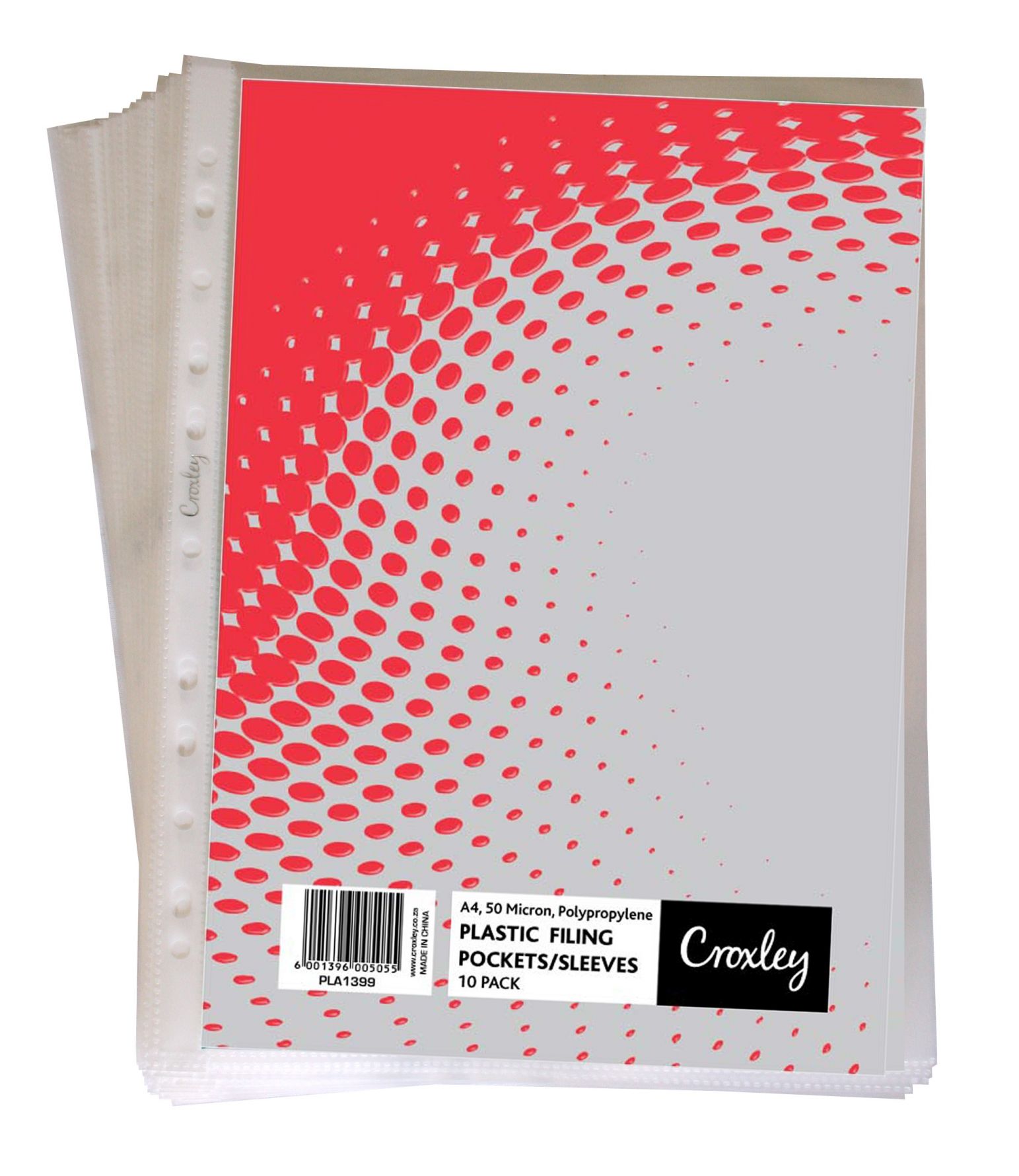 CROXLEY A4 Filing Pocket 10 Pockets - 50 Mic | Croxley SA