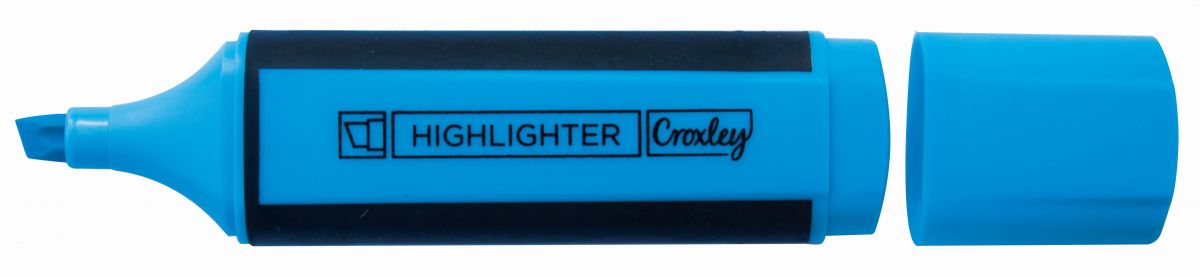 CROXLEY CREATE Blue Highlighter Carded | Croxley SA