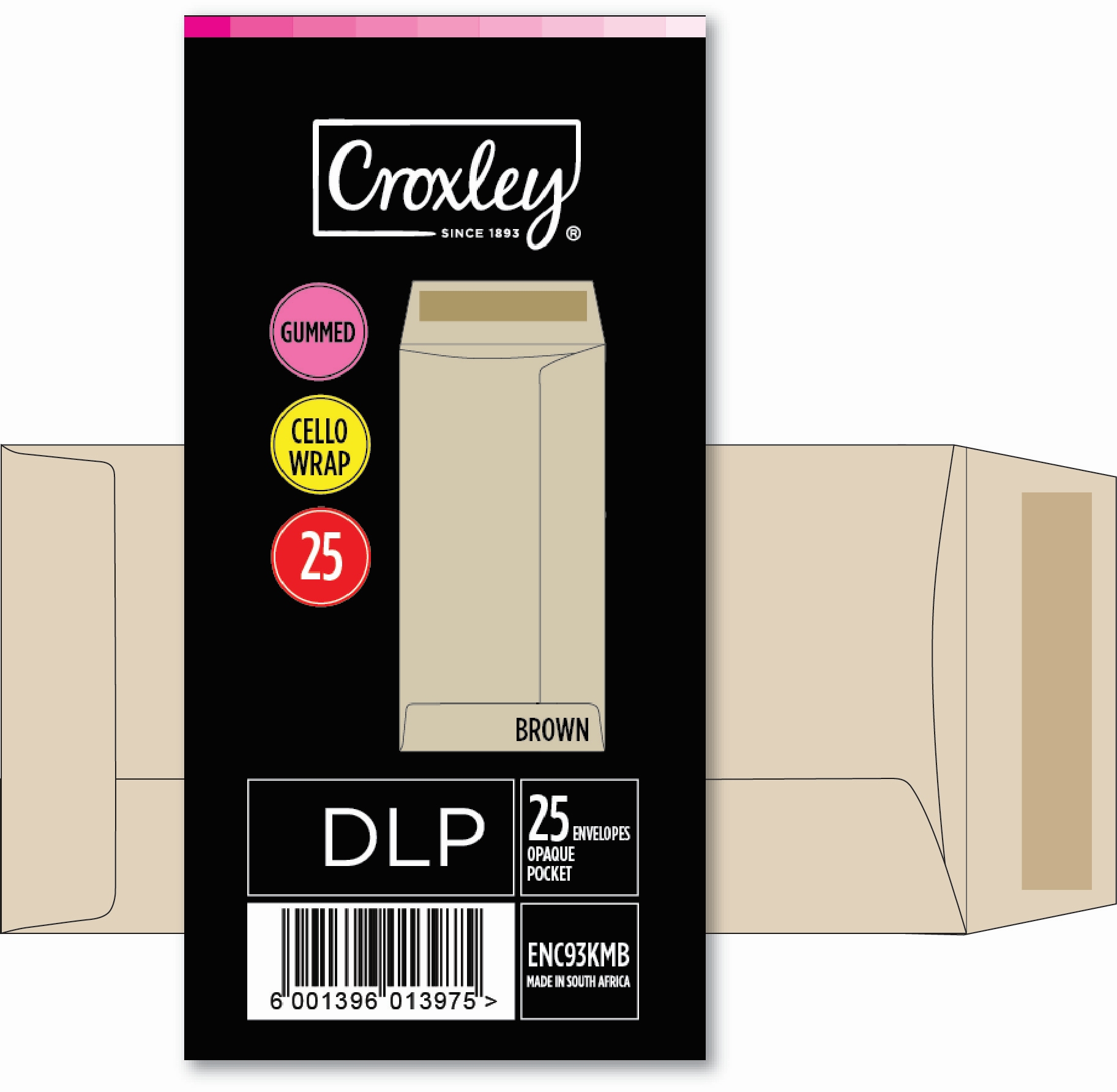 CROXLEY JD102B C3 Brown Gummed Envelopes - Unbanded | Croxley SA