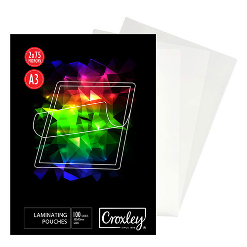 CROXLEY A3 Laminating Pouches 100 Sheets | Croxley SA